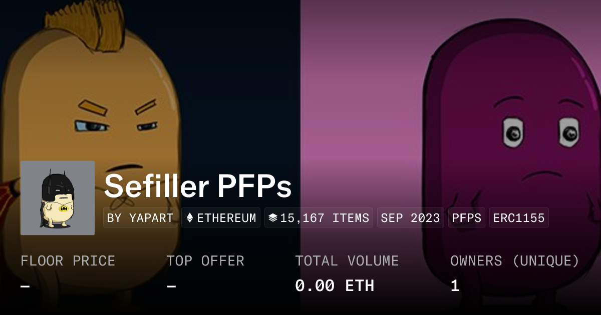 Sefiller PFPs - Collection | OpenSea