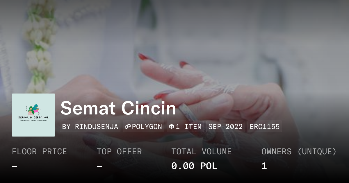 Semat Cincin - Collection | OpenSea