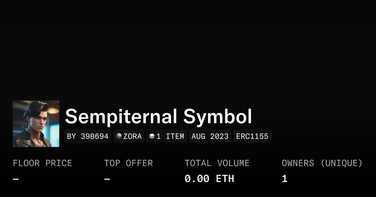 Sempiternal Symbol - Collection | OpenSea