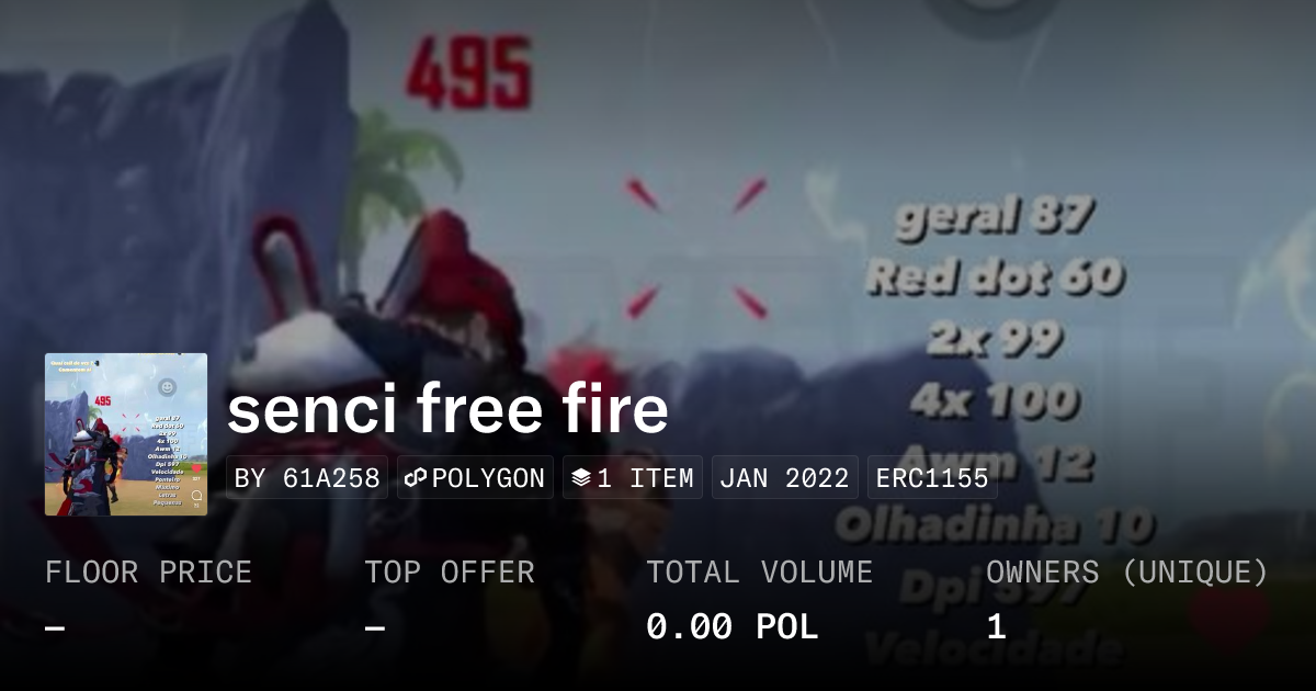 senci free fire - Collection | OpenSea