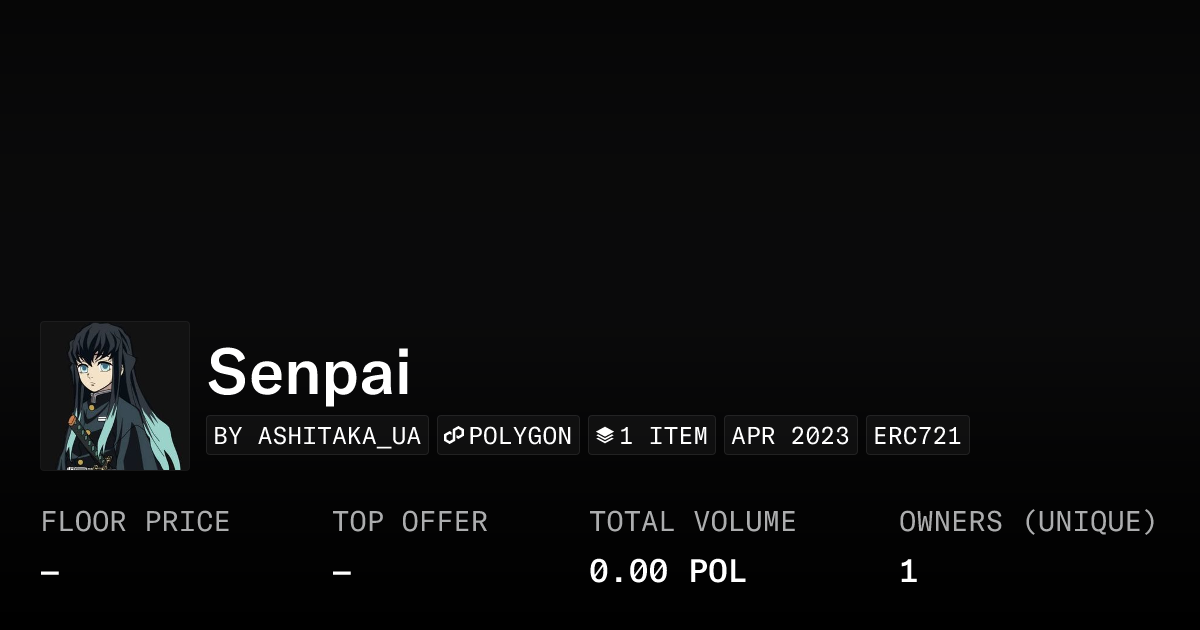 Senpai - Collection | OpenSea