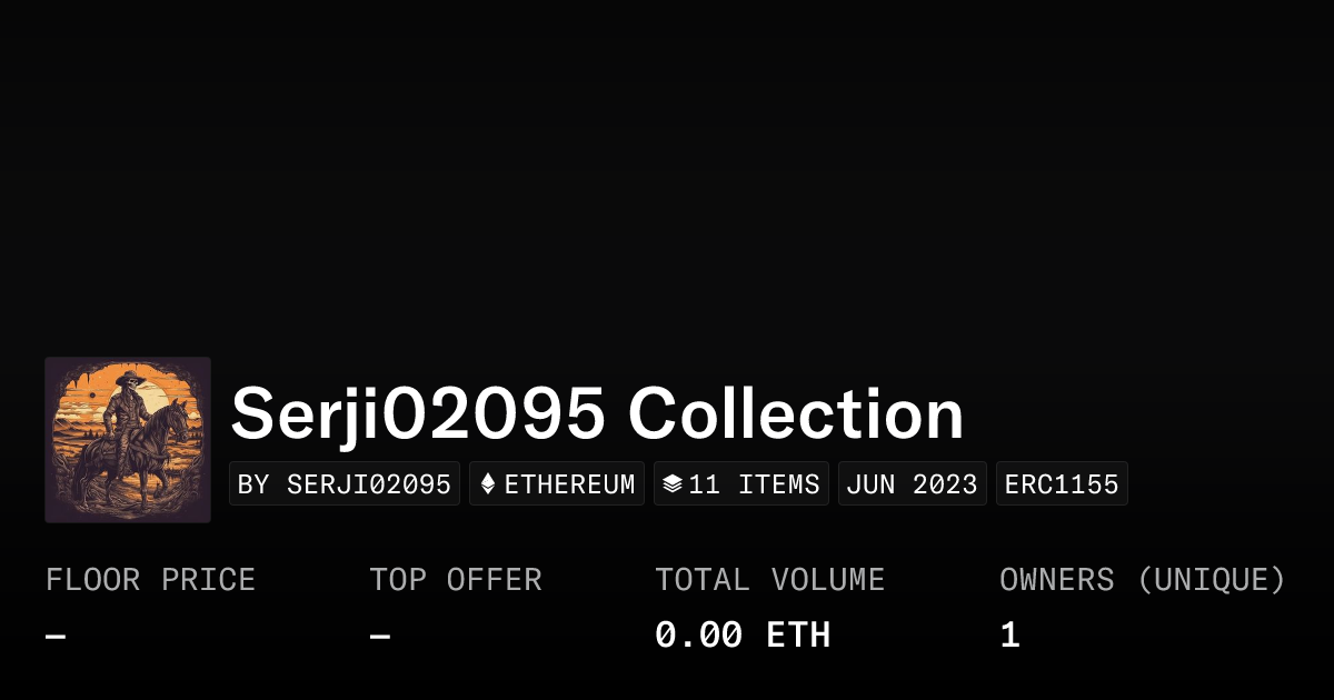 Serji02095 Collection - Collection | OpenSea