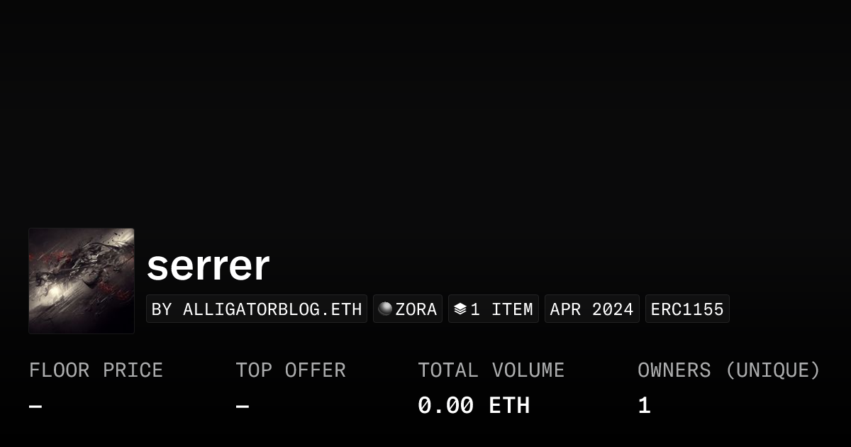 serrer - Collection | OpenSea