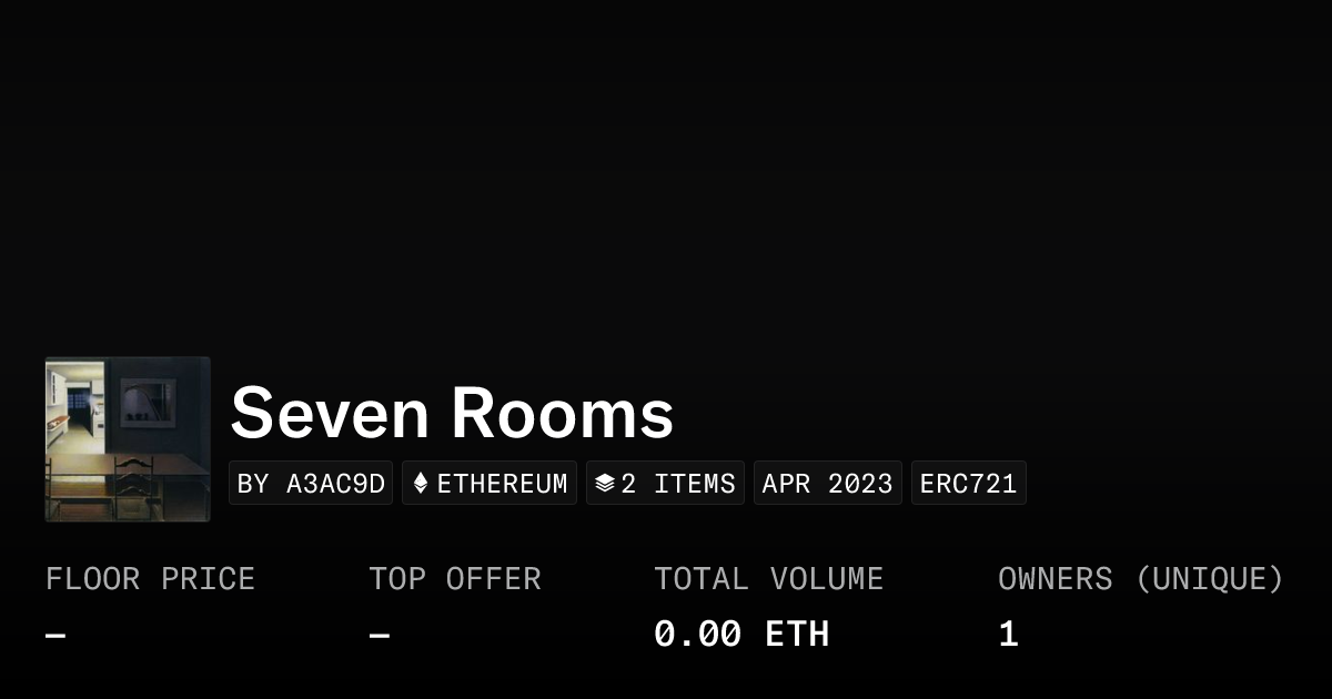 Seven Rooms - Collection | OpenSea