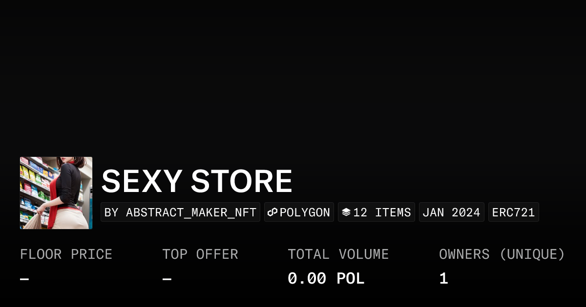SEXY STORE - Collection | OpenSea