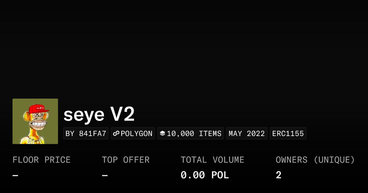 seye V2 - Collection | OpenSea