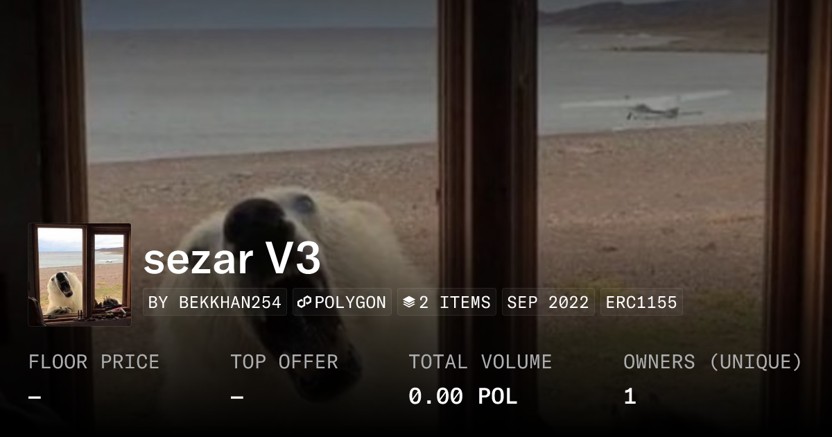 sezar V3 - Collection | OpenSea