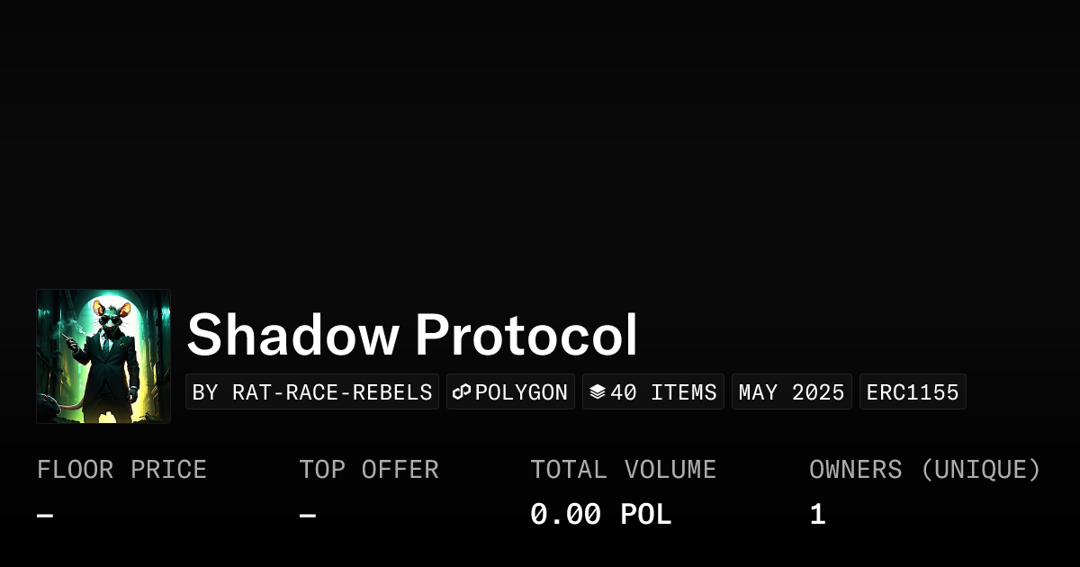 Shadow Protocol - Collection | OpenSea