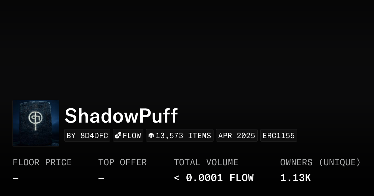 ShadowPuff - Collection | OpenSea