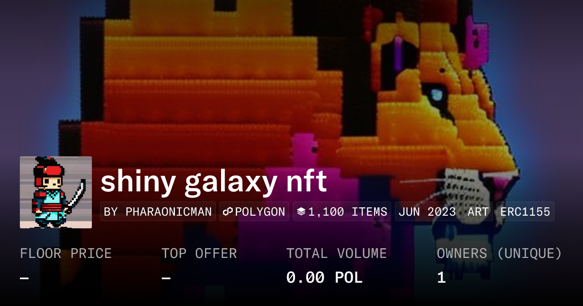 shiny galaxy nft - Collection | OpenSea