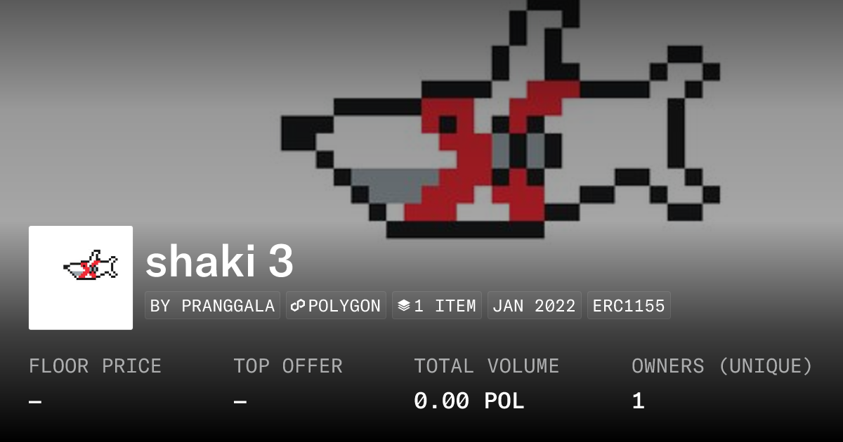 shaki 3 - Collection | OpenSea