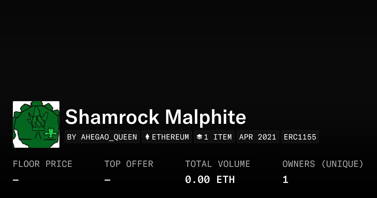 Shamrock Malphite - Collection | OpenSea