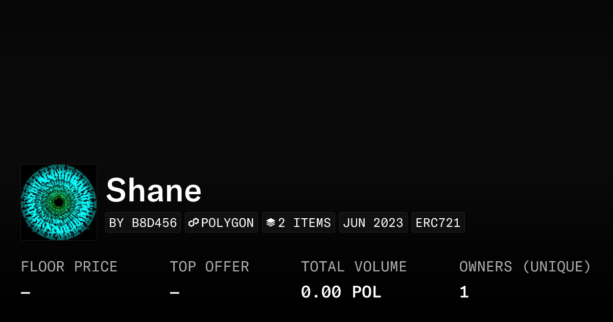 Shane - Collection | OpenSea