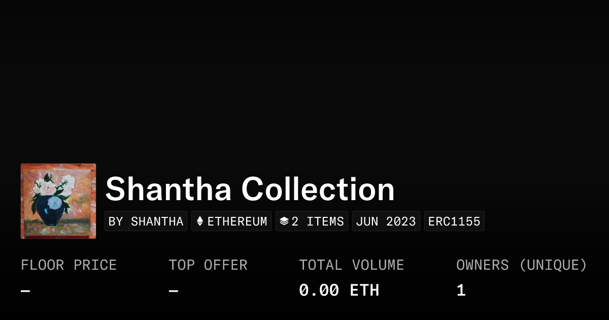 Shantha Collection - Collection | OpenSea