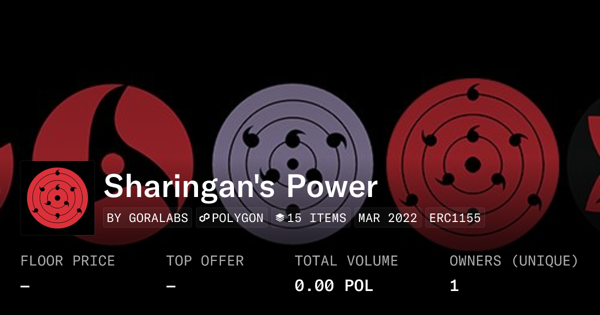 Sharingan's Power - Colección | OpenSea