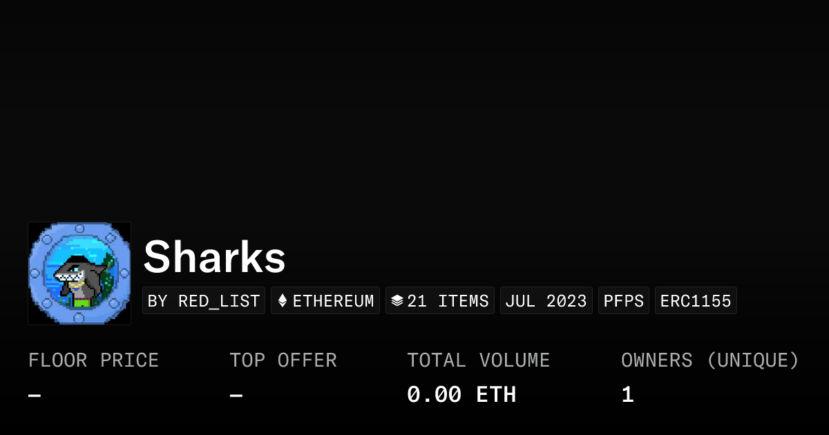 Sharks - Collection | OpenSea