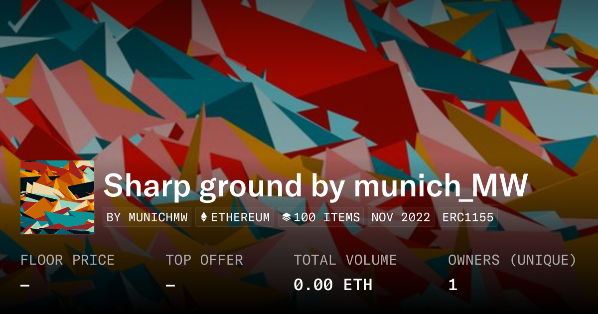 Sharp ground by munich_MW - Collection | OpenSea