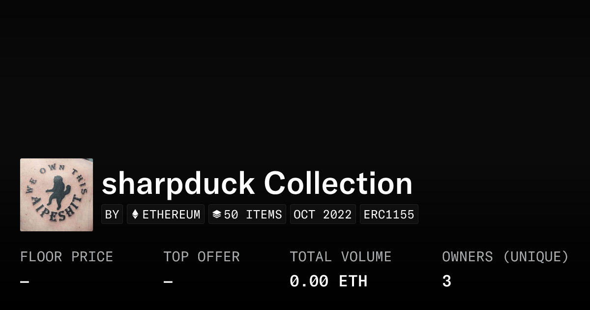 sharpduck Collection - Collection | OpenSea