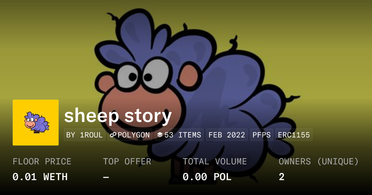 sheep story - Collection | OpenSea