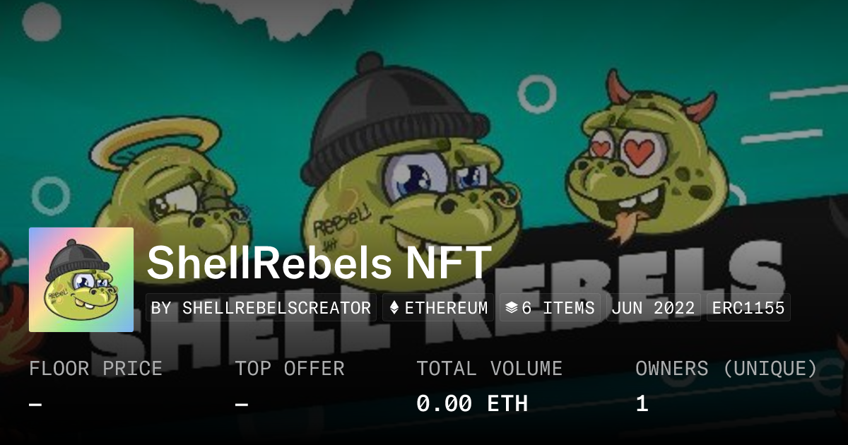 ShellRebels NFT - Collection | OpenSea