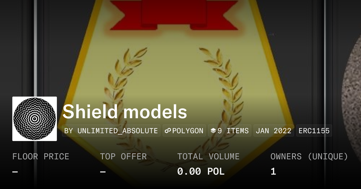 Shield models - Collection | OpenSea