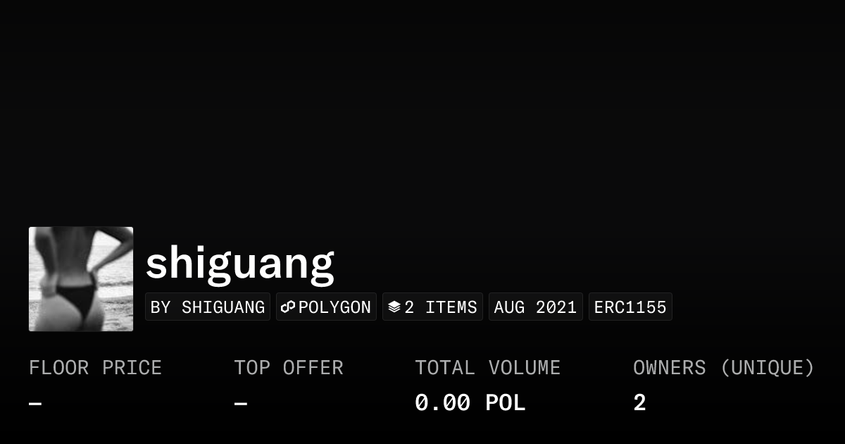 shiguang - Collection | OpenSea