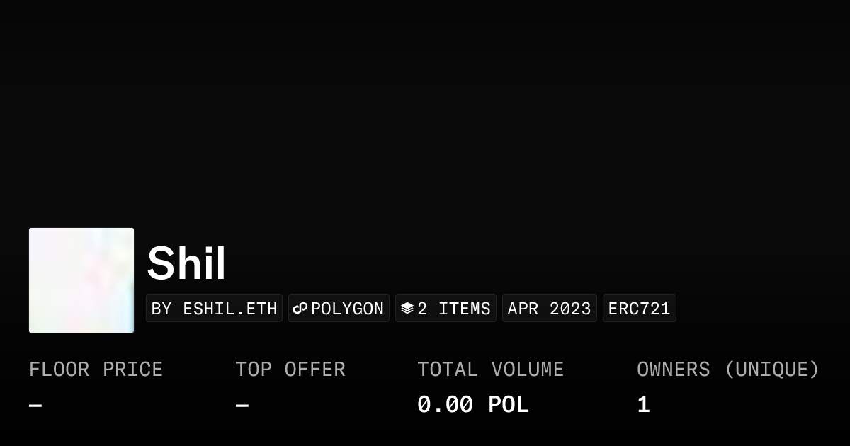 Shil - Collection | OpenSea