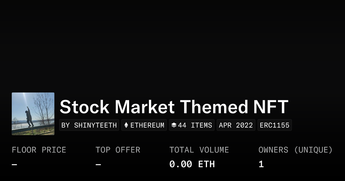Stock Market Themed NFT - Collection | OpenSea