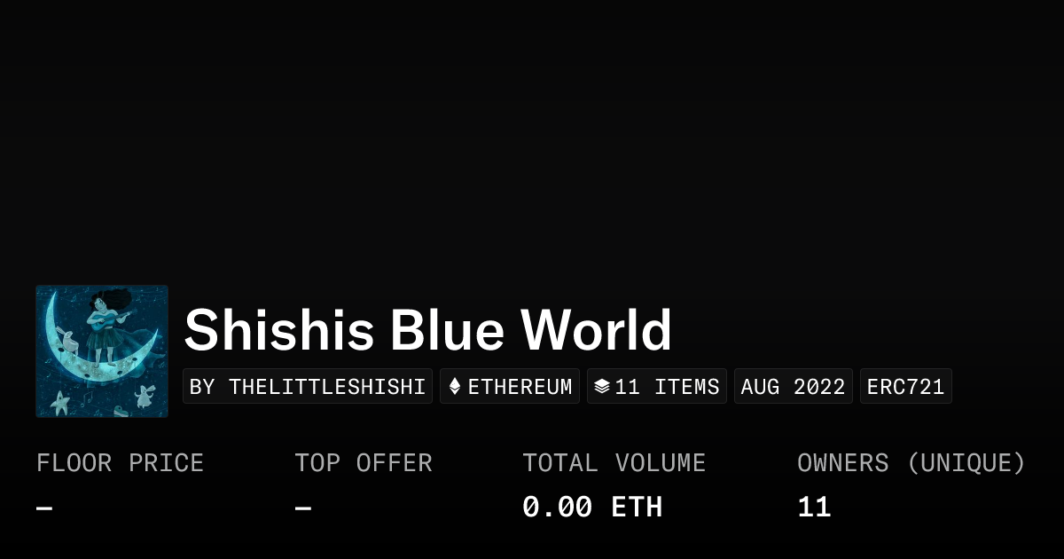 Shishis Blue World - Collection | OpenSea