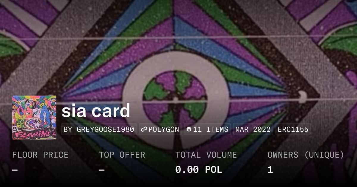 sia card - Collection | OpenSea
