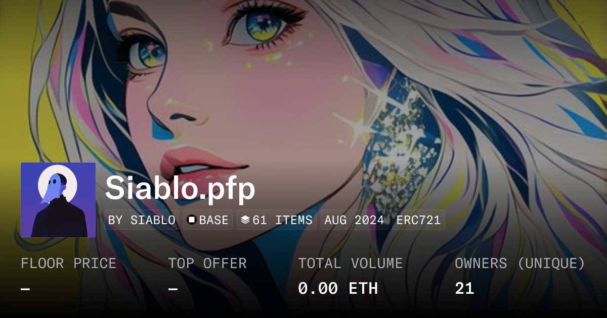 Siablo.pfp - Collection | OpenSea