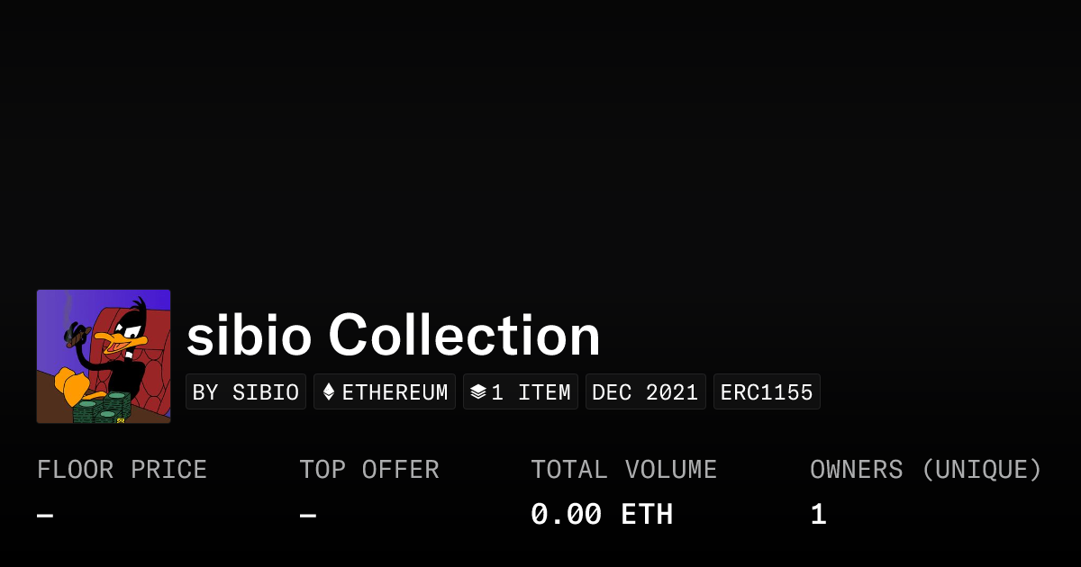 sibio Collection - Collection | OpenSea