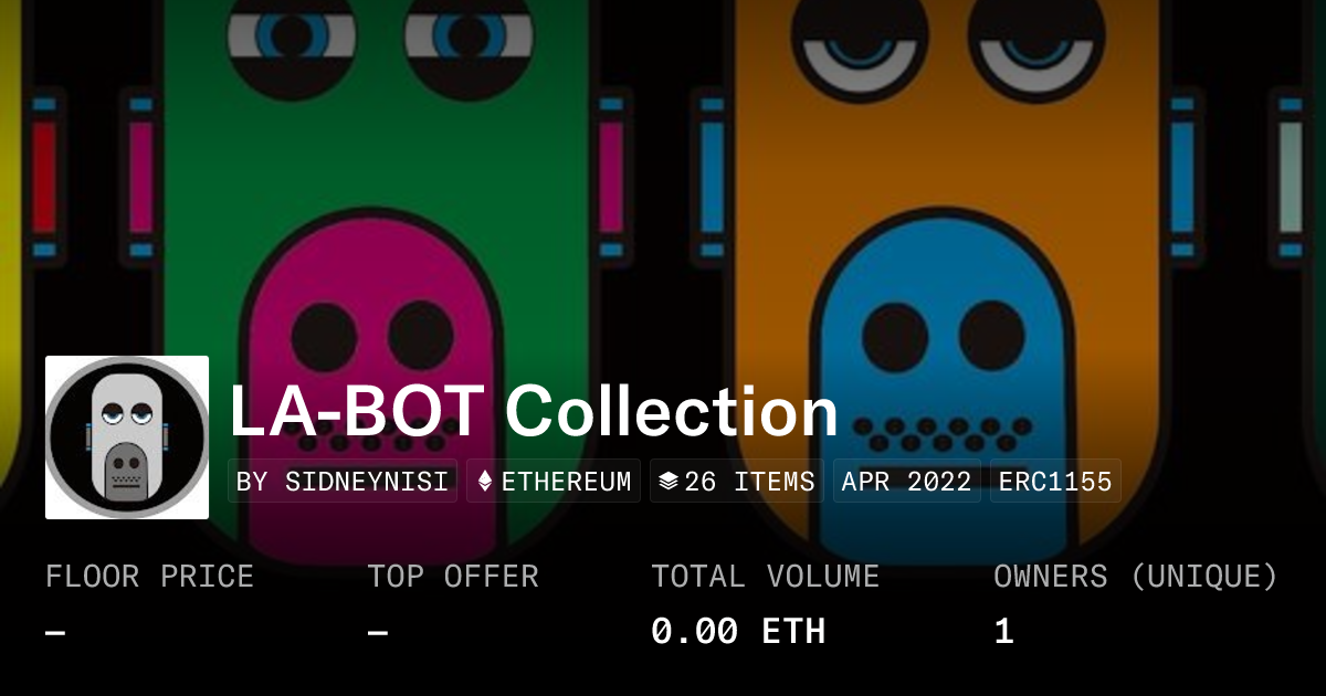 LA-BOT Collection - Collection | OpenSea