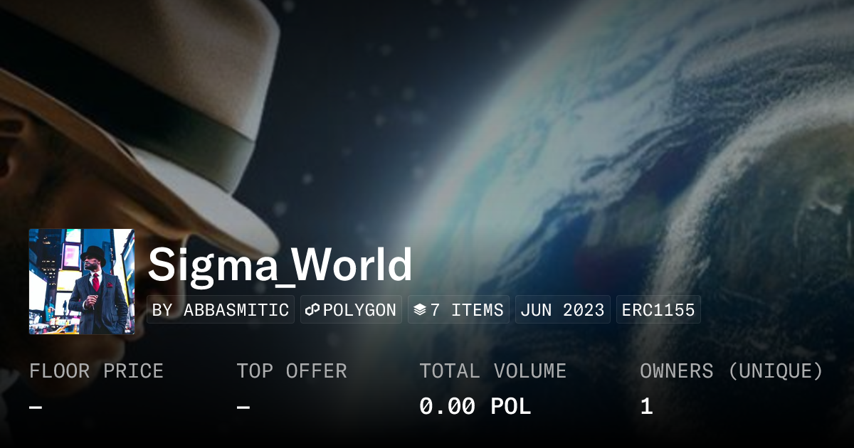 Sigma_World - Collection | OpenSea