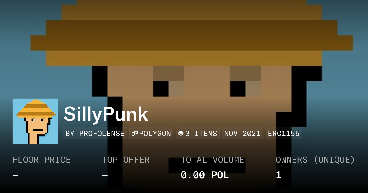 SillyPunk - Collection | OpenSea