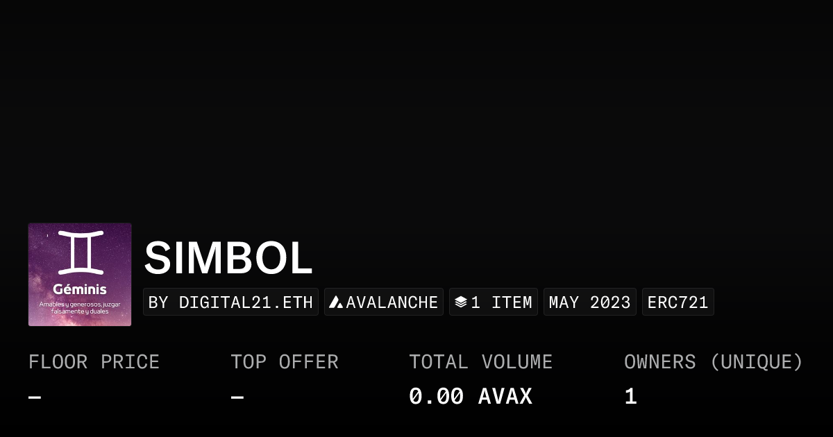 SIMBOL - Collection | OpenSea