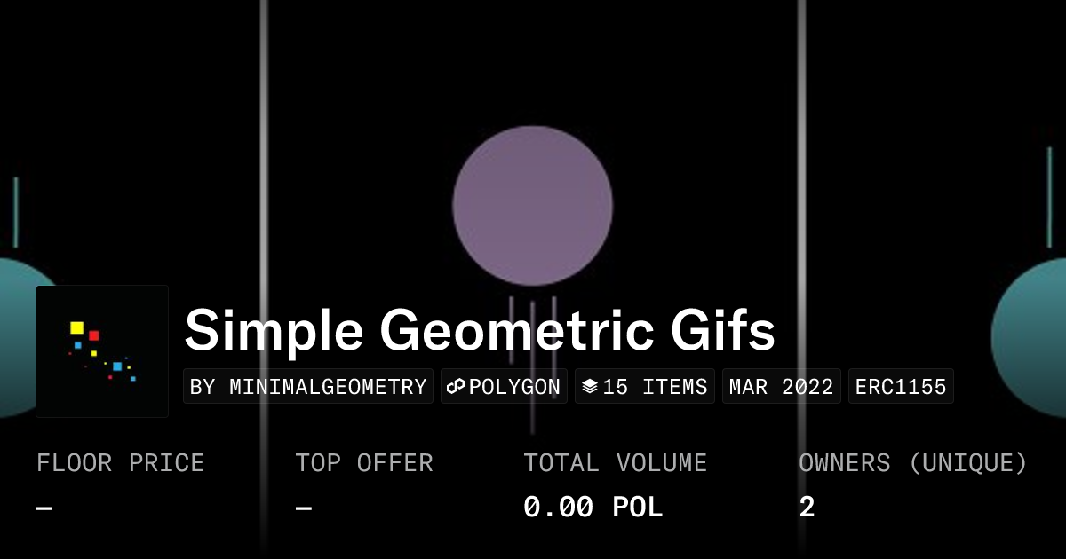Simple Geometric Gifs - Collection | OpenSea
