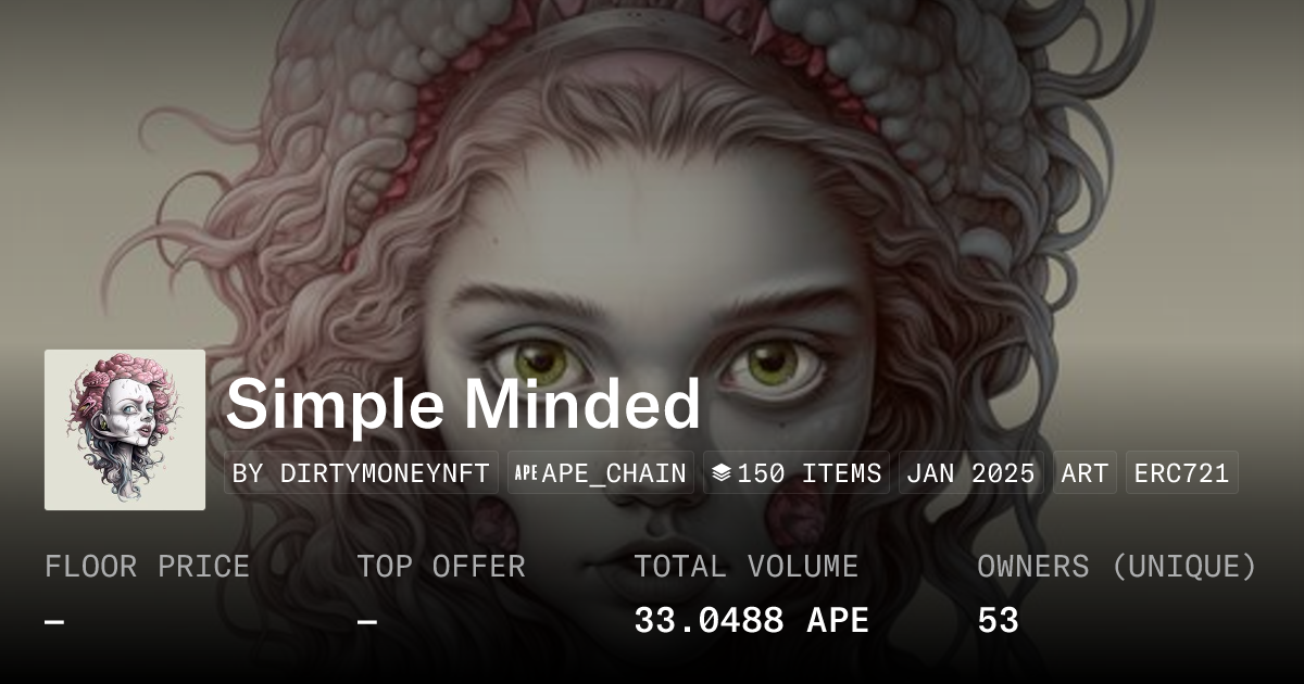Simple Minded - Collection | OpenSea