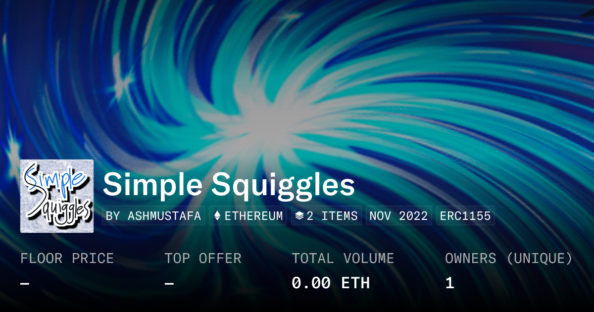 Simple Squiggles - Collection | OpenSea
