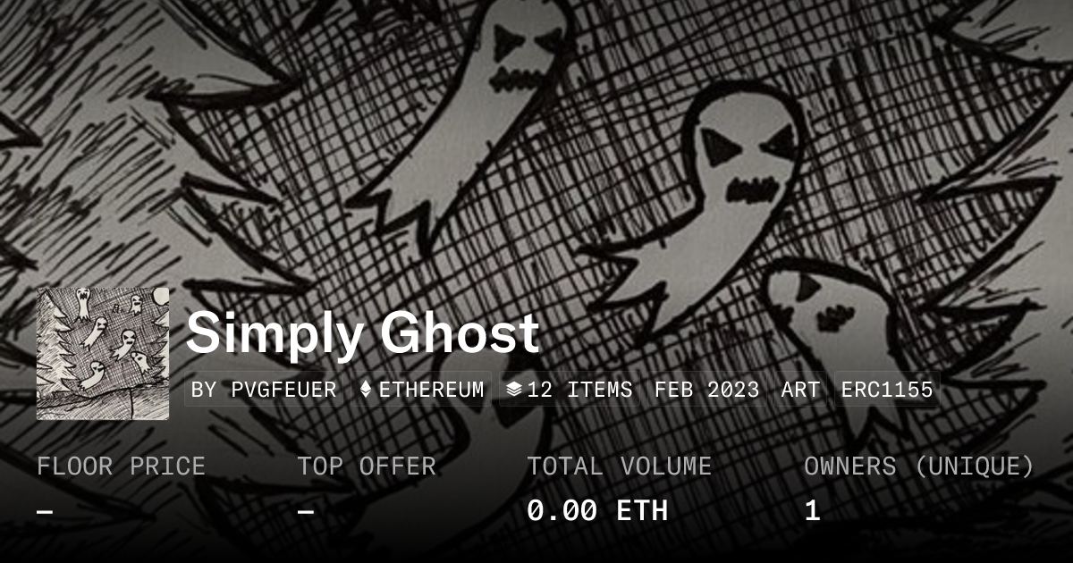 Simply Ghost - Collection | OpenSea