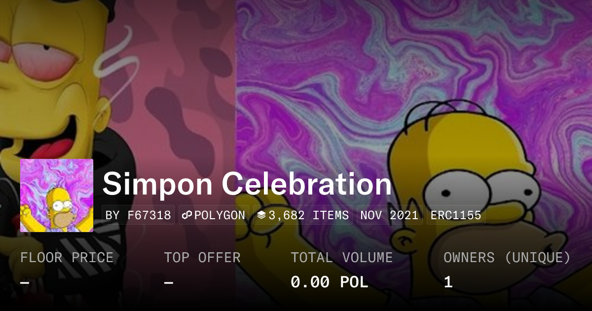 Simpon Celebration - Collection | OpenSea