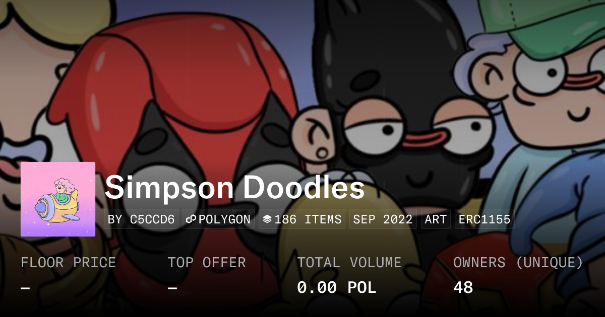 Simpson Doodles - Collection | OpenSea