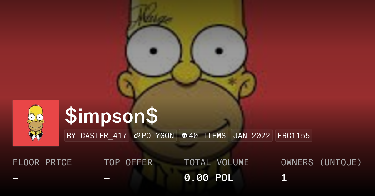 $impson$ - Collection | OpenSea