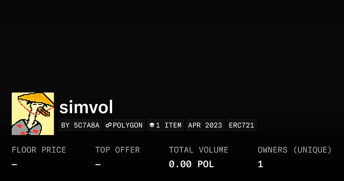 simvol - Collection | OpenSea