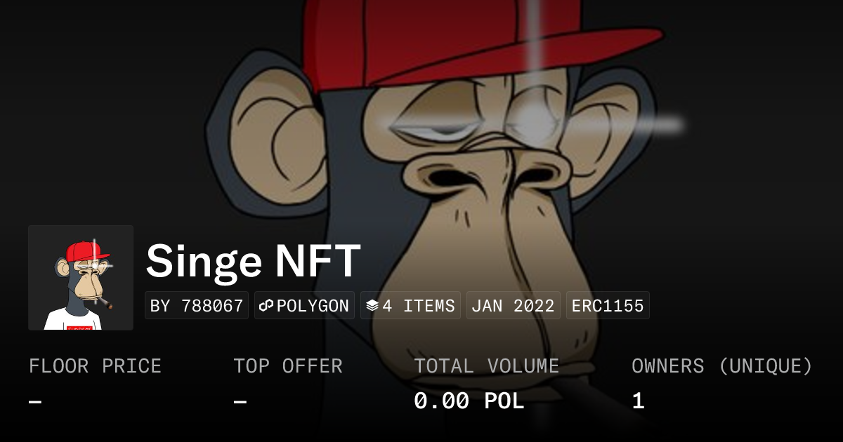 Singe NFT - Collection | OpenSea