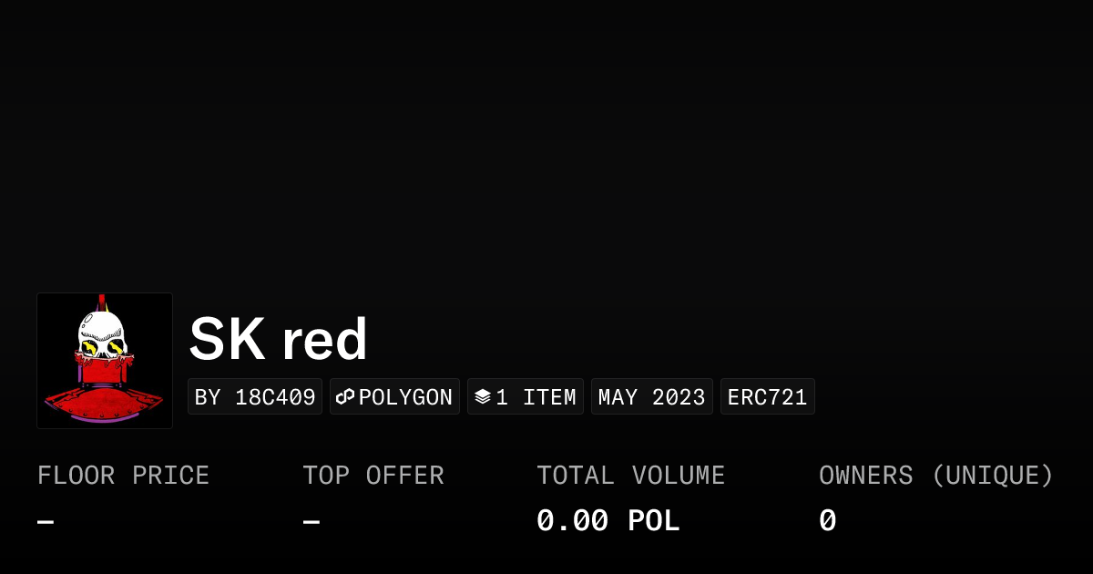 SK red - Collection | OpenSea