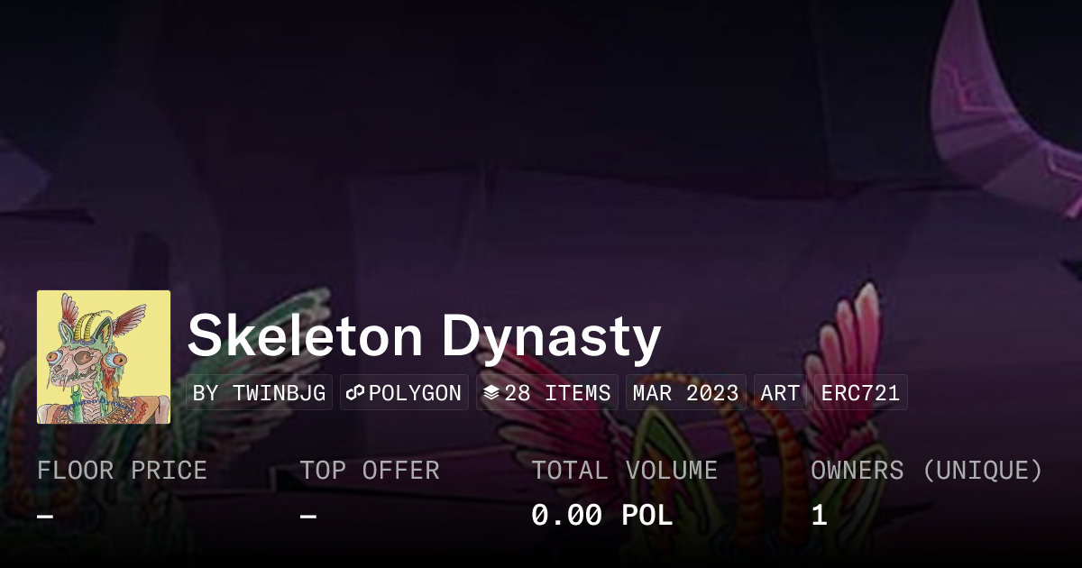 Skeleton Dynasty - Collection | OpenSea
