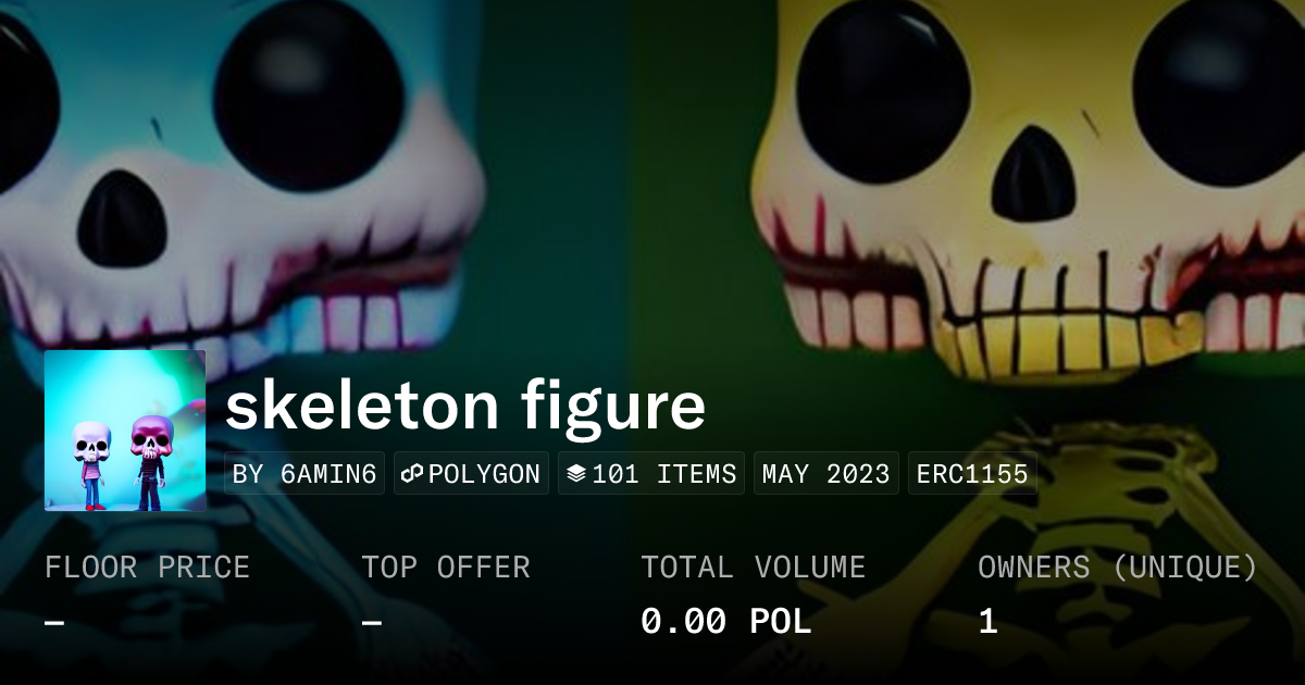 skeleton figure - Collection | OpenSea
