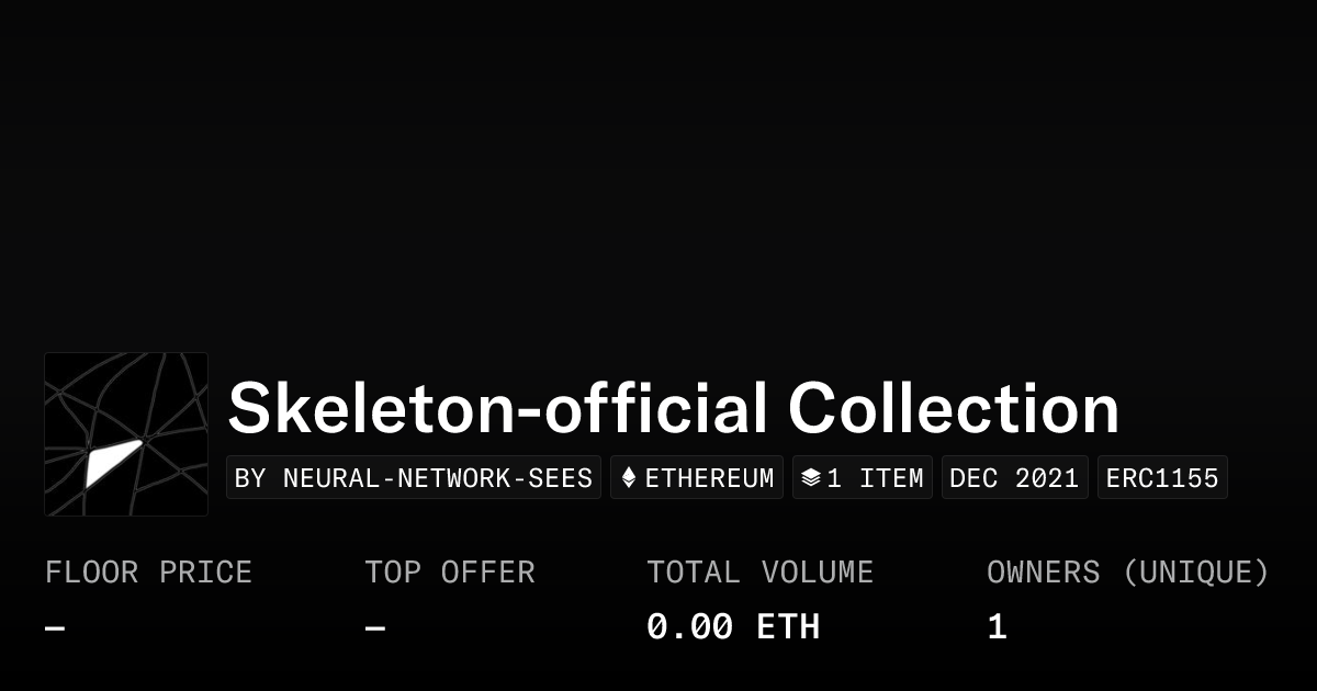 Skeleton-official Collection - Collection | OpenSea