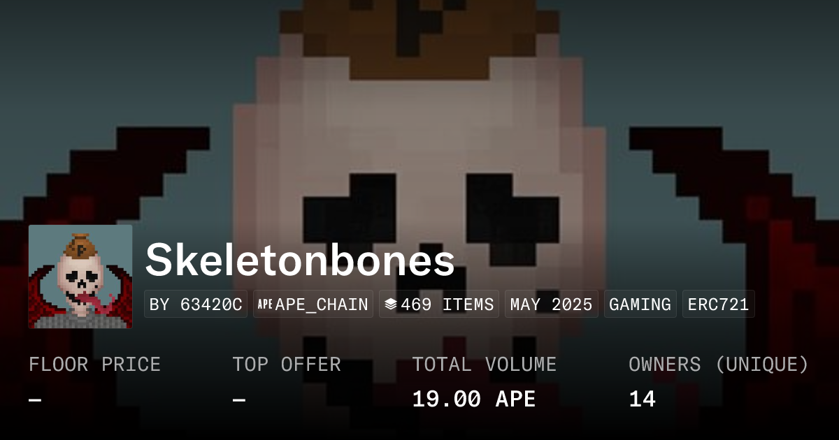 Skeletonbones - Collection | OpenSea